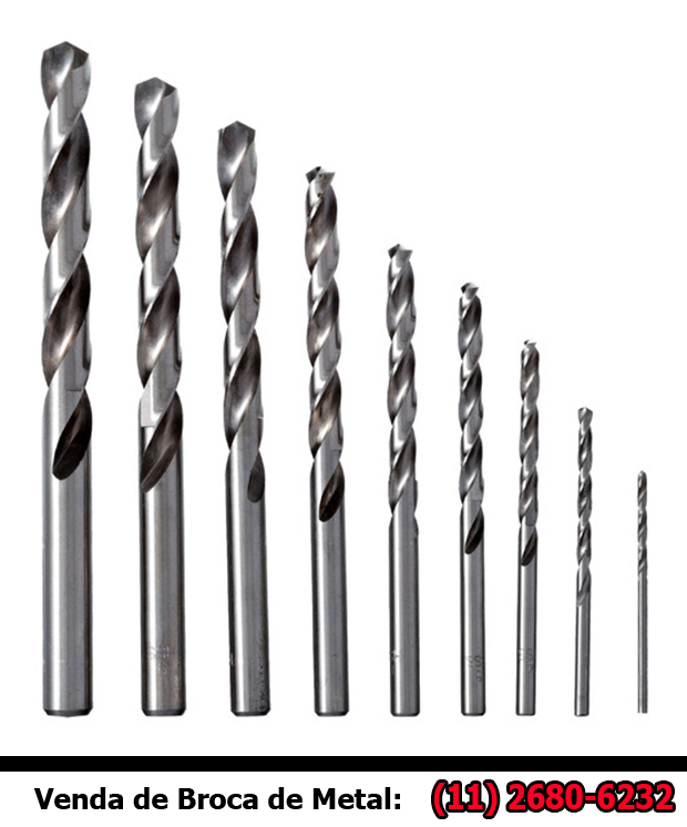 Broca para metal de 1,5 a 12 mm